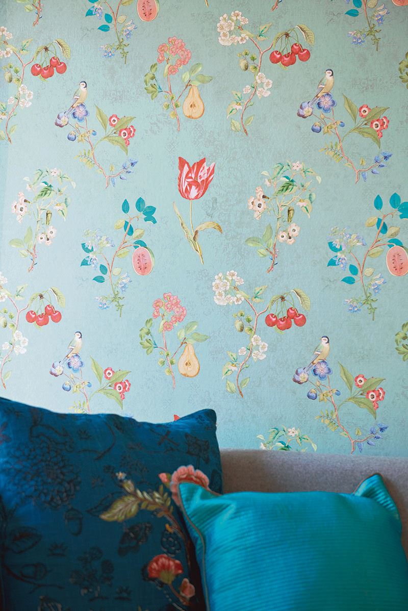 Cherry pip sea blue | Pip Studio - Pip 2016 | Köp billigt online - Las