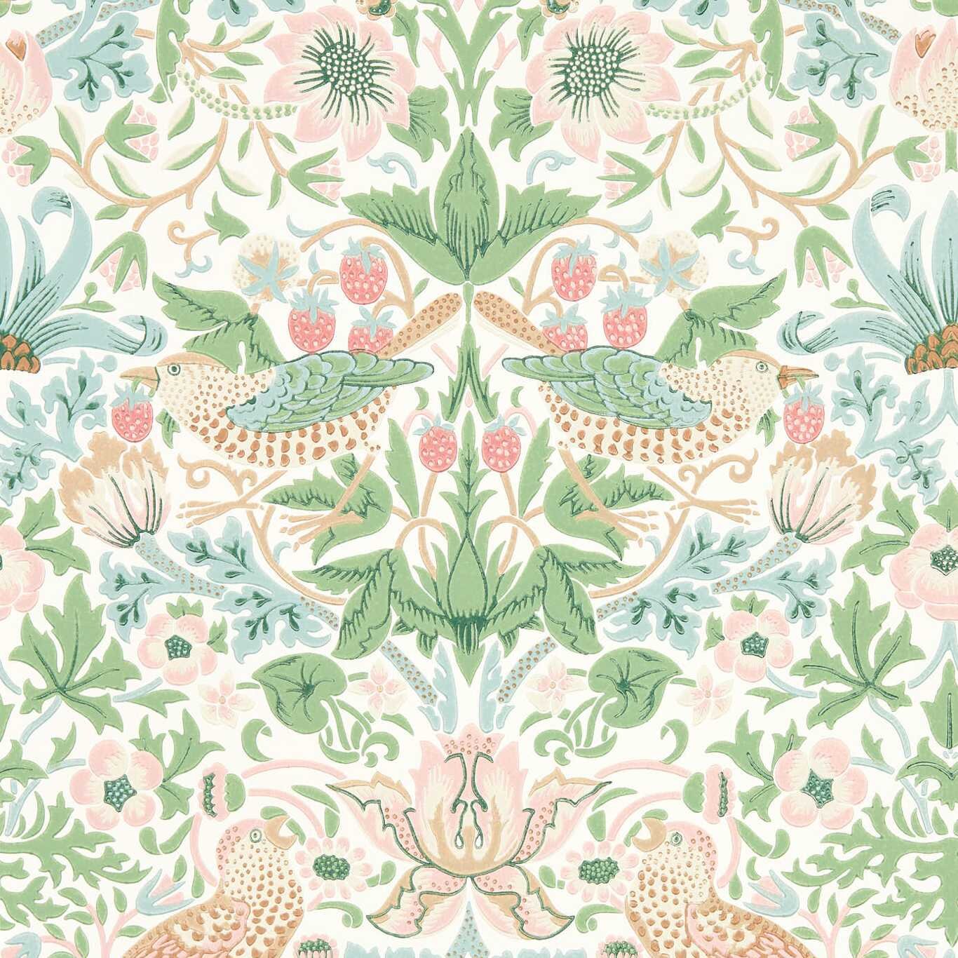 Simply Strawberry Thief Cochineal Pink | William Morris - Simply Morri